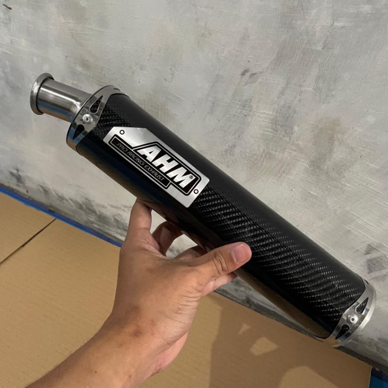 ท่อไอเสีย/eksoz 2Stroke Ahm Carbon stainless - Muffler Ahm - Canister ...
