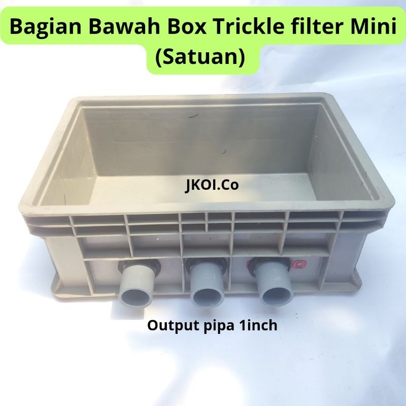 Trickle BOX MINI AQUARIUM KOI POND FILTER BOTTOM custom LxWxH ...