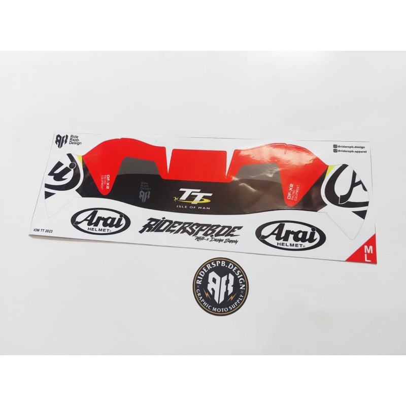 IOM TT 2023 - DF-X2 SPOILER DECAL STICKER | Shopee Thailand