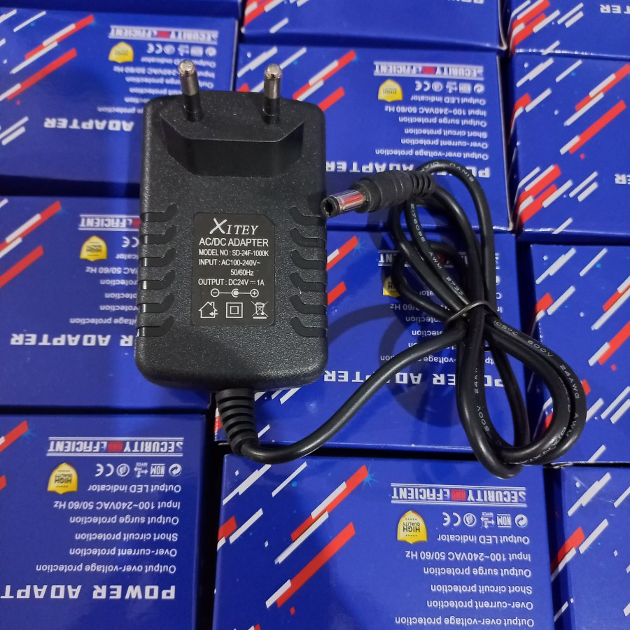 Mikrotik อะแดปเตอร์ 24V 1A Switching Adapter Charger เส้นผ่านศูนย์กลาง ...