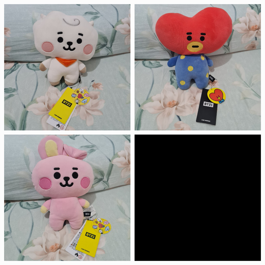 Bt21 หมอนตุ๊กตานุ่ม รูปการ์ตูน Cooky Tata RJ Baby BTS Official ...