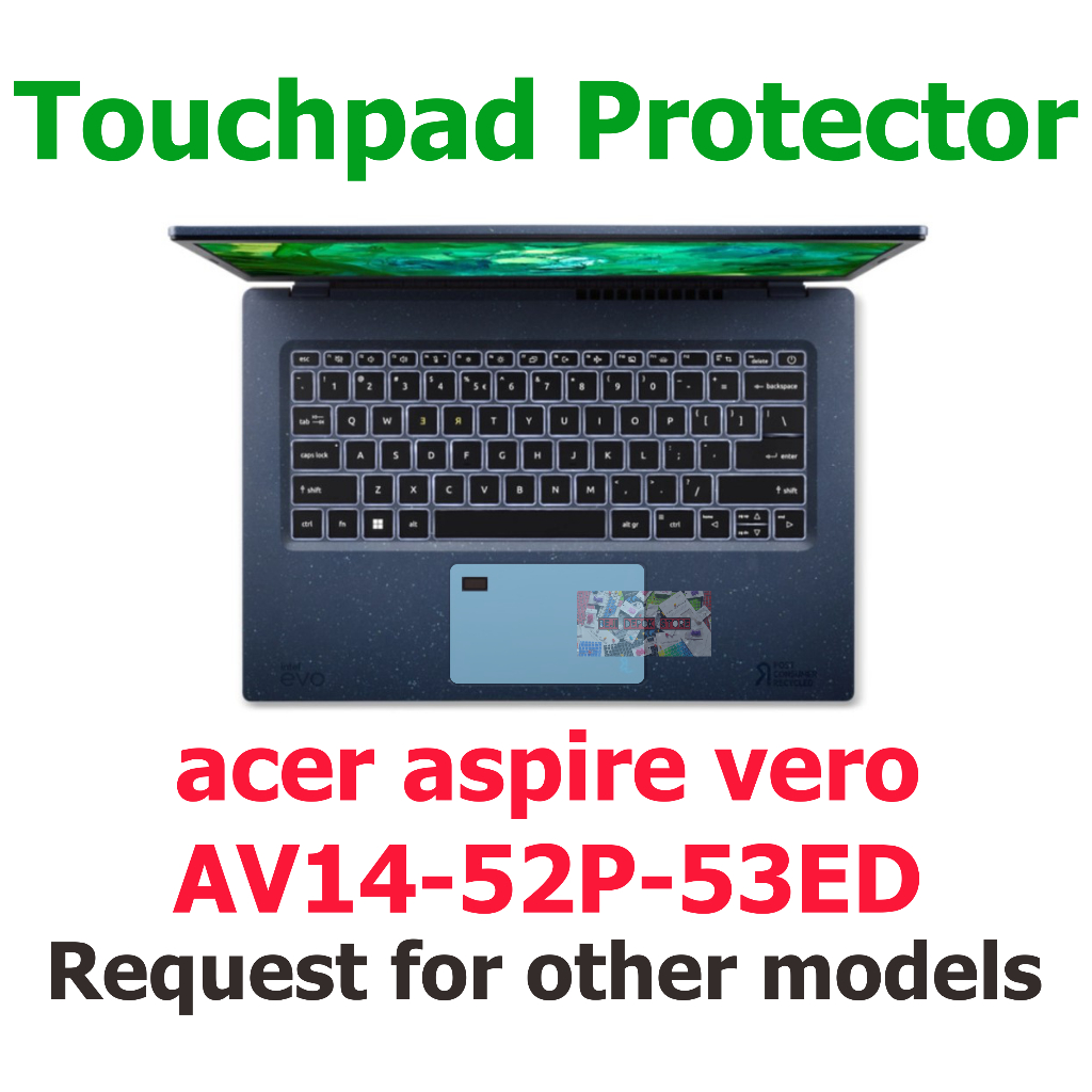ตัวป้องกันทัชแพดป้องกันรอยขีดข่วน Acer Aspire Vero AV14-52P-53ED ...