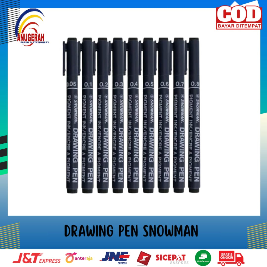 Snowman PEN 08 DRAWING (ชิ้น) | Shopee Thailand