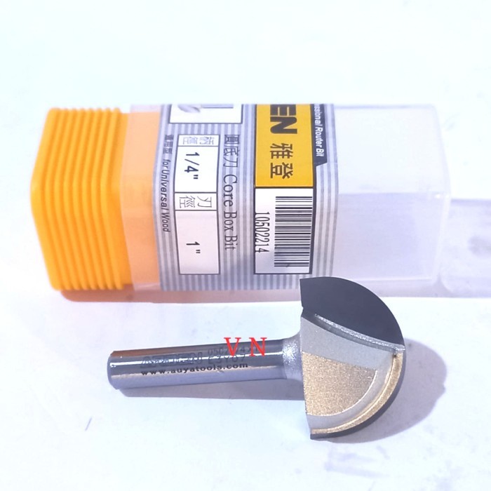 Mata Profile Eye/Router 25 mm 1/4 X 1 Round Nose/Core Box Bits ARDEN ...