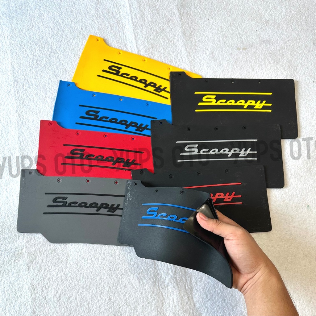 ยางกันโคลน SPAKBOR SCOOPY HONDA IEJIMO RUBBER MUD FLAP | Shopee Thailand