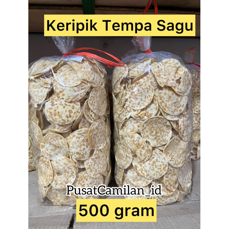 Sago TEMPE Chips 500 กรัม | Shopee Thailand