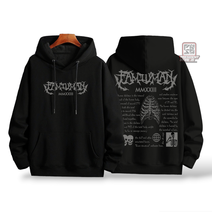 Aesthetic Black Premium Distro Familyman เสื้อฮู้ดผู้ชายจัมเปอร์ ...