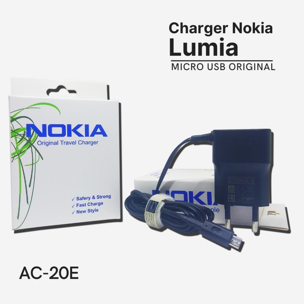 Travel CHARGER/CASAN NOKIA MICRO USB AC-20E ต้นฉบับ | Shopee Thailand