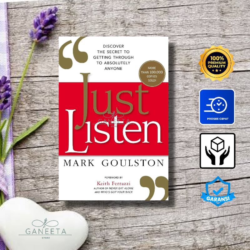 Just Listen by Mark Goulston - เวอร์ชั่นภาษาอังกฤษ | Shopee Thailand