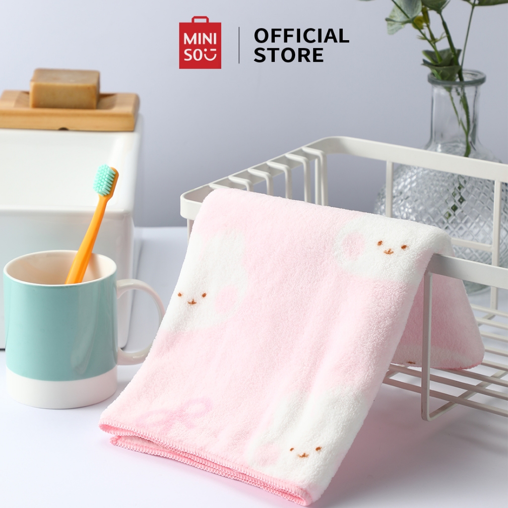 Miniso ผ้าขนหนู ขนาดเล็ก มินิ นุ่ม ใบหน้า ผ้าขนหนู เดินทาง กีฬา ...