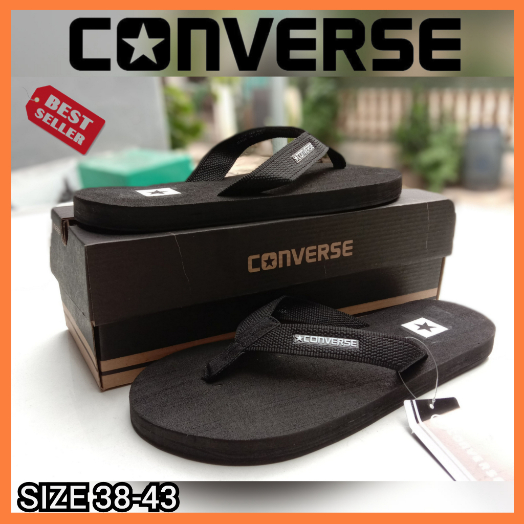 CONVERSE MENS FLIP-FLIP SANDALS / รองเท้าแตะลําลองผู้ชาย DISTRO ...
