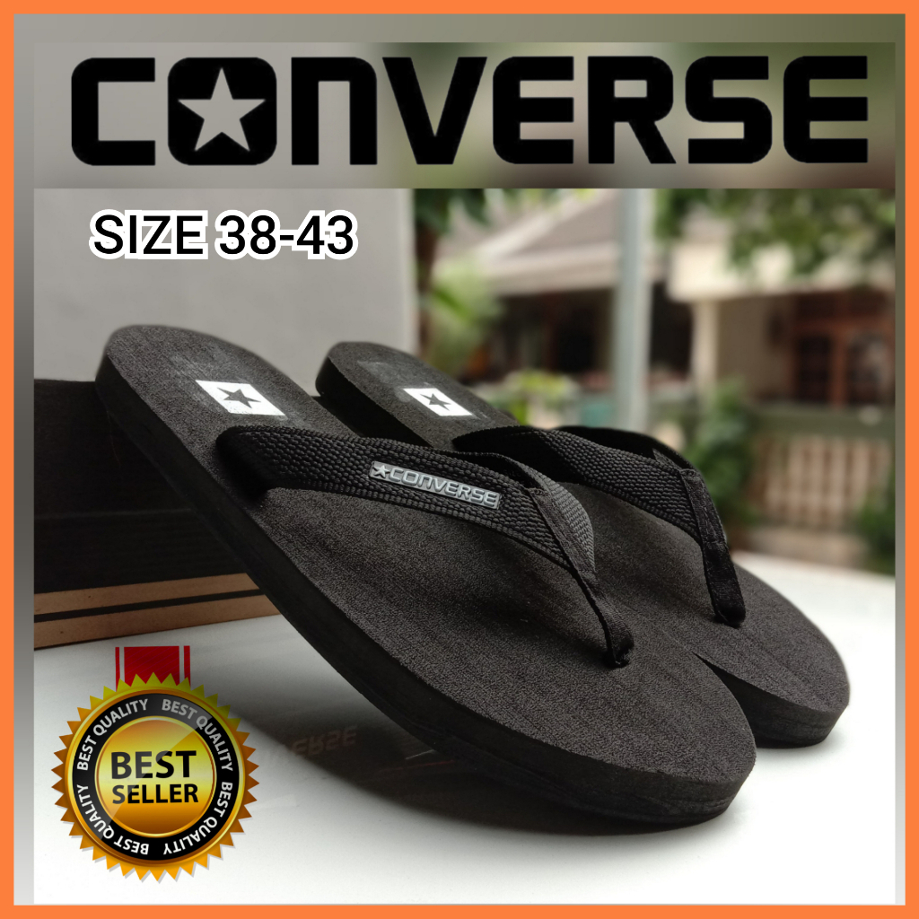 CONVERSE MENS FLIP-FLIP SANDALS / รองเท้าแตะลําลองผู้ชาย DISTRO ...