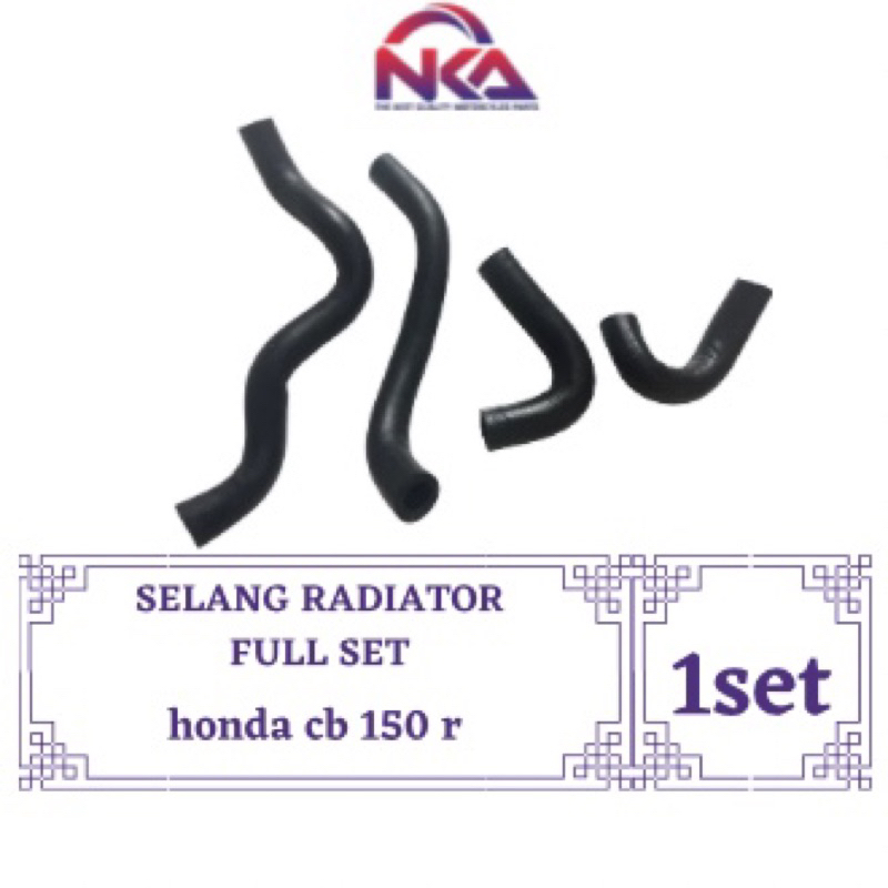 CB 150 R OLD CBR 15 RADIATOR HOSE ครบชุด 4 ชิ้น | Shopee Thailand