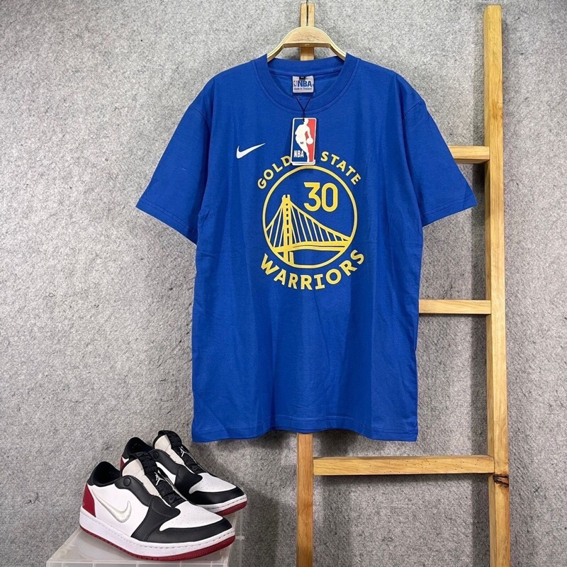 เสื้อยืด GSW GOLDEN STATE WARRIOR X CURRY Blue IMPORT FULL LABEL ...