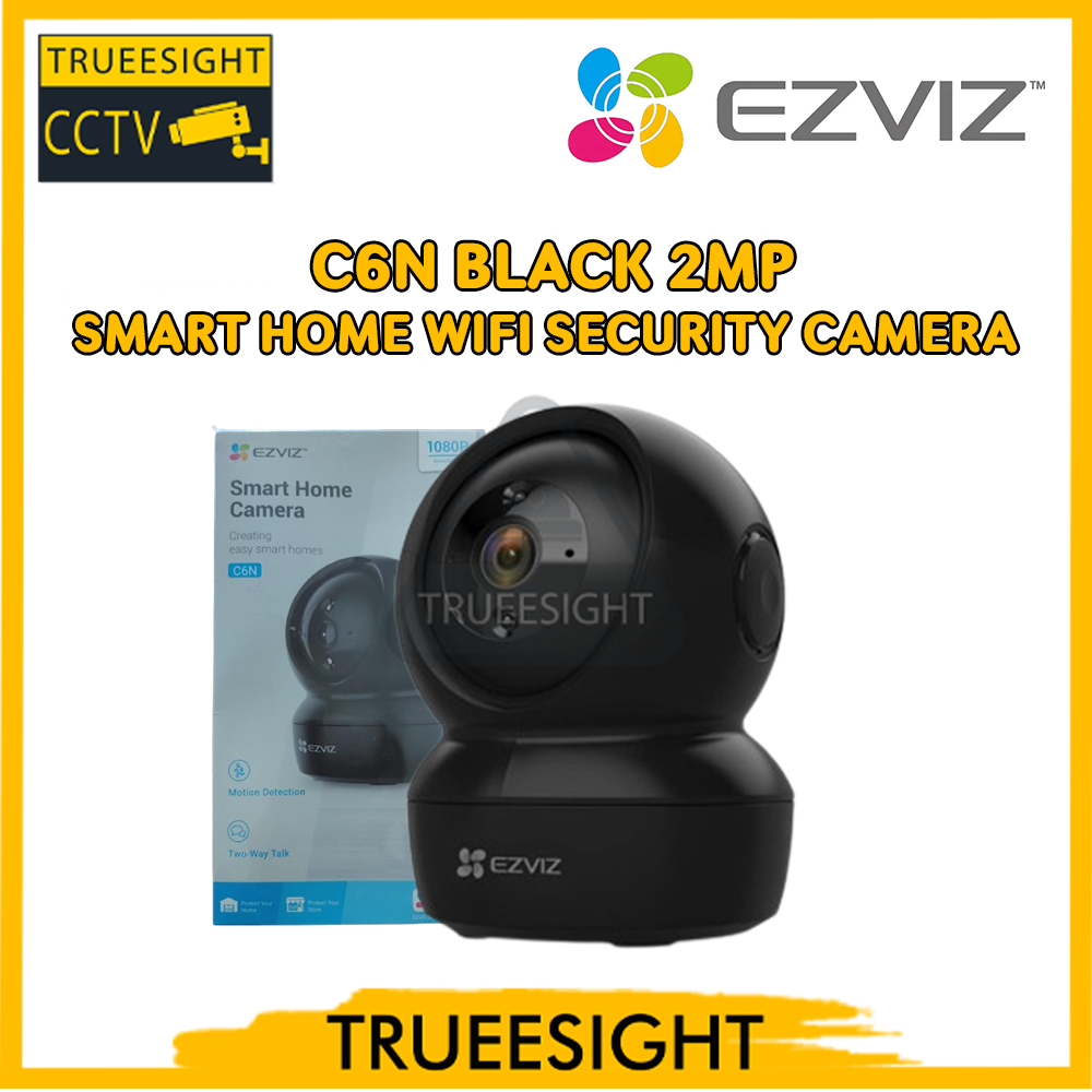 ใหม่!! Ezviz C6N 2MP Black Smart WiFi Camera Indoor | Shopee Thailand