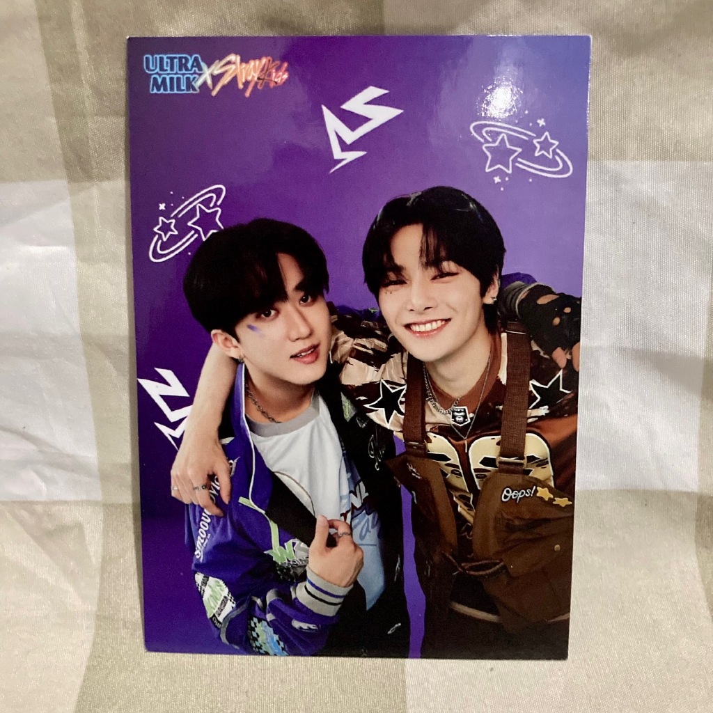 โปสการ์ด Stray Kids x Ultra Milk x CGV Official | Shopee Thailand