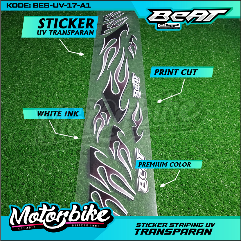 Beat NEW ESP แถบโปร่งใส 2017-2018-2019 API - UV BEAT STREET ESP ...