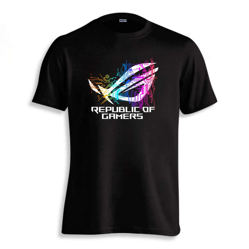 Kaos Distro Gaming Asus Rog Republic Of Gamers ทุกขนาด - SML XL XXL ...