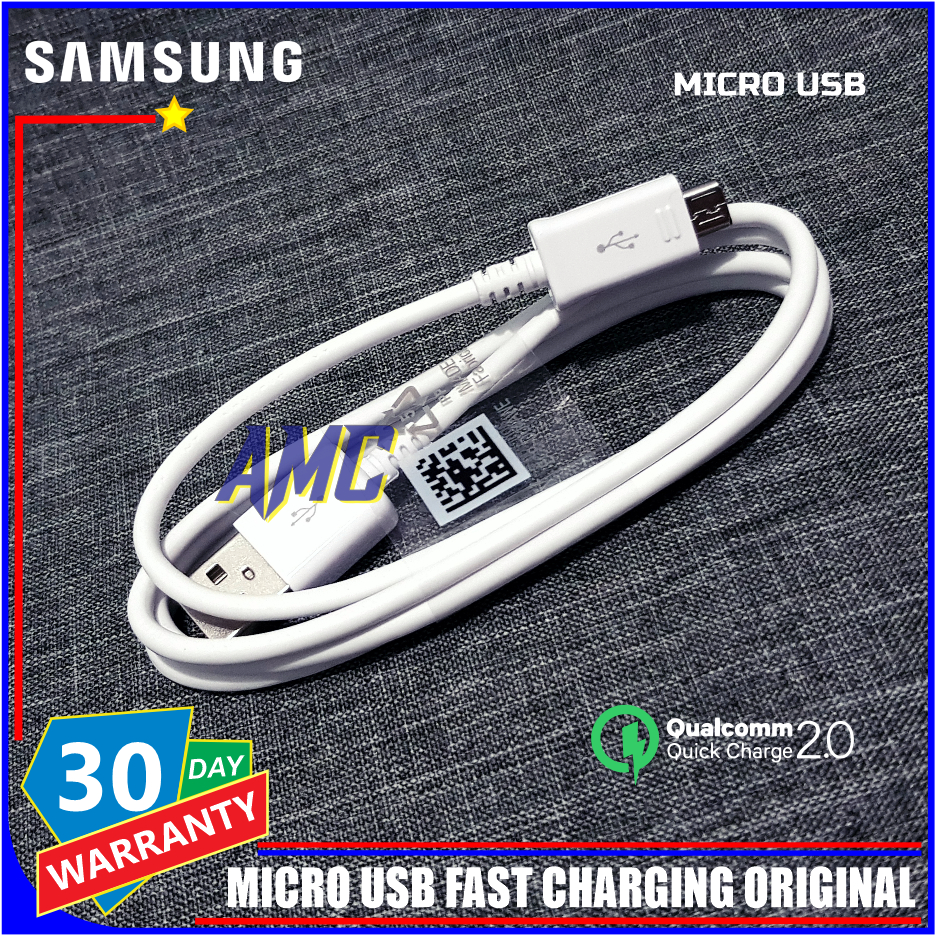 สายเคเบิลข้อมูล Samsung A03 A03 Core ของแท้ 100% ชาร์จเร็ว Micro USB ...