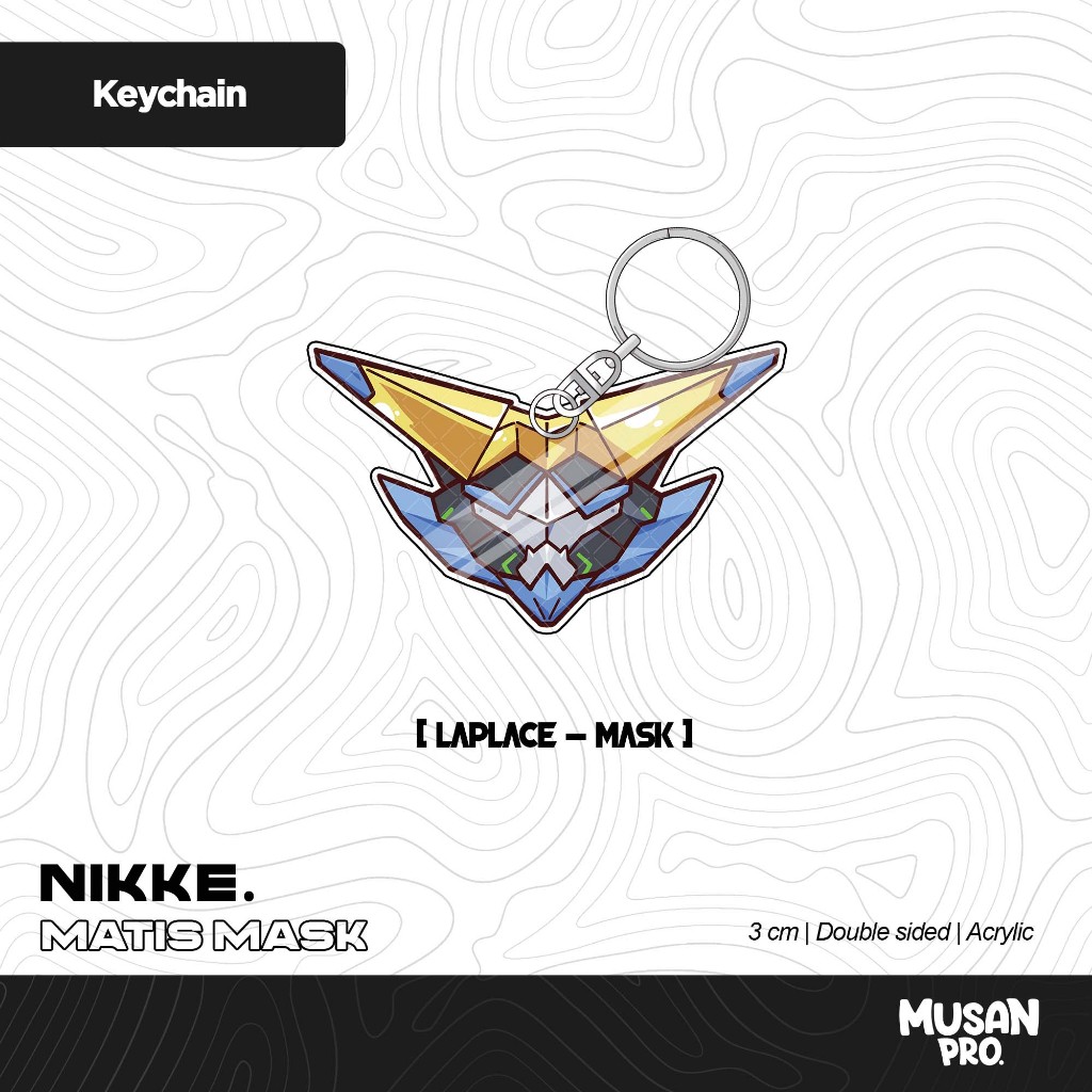 พวงกุญแจ NIKKE MATIS SQUAD MASK - Lapalace - Maxwell - Drake - Fan ...