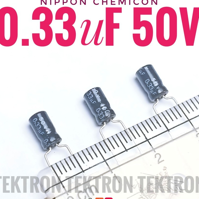 Nippon CHEMICCON 0.33uF 50V 334 330nF Polar Elco Elco Elko Original Ori | Shopee Thailand
