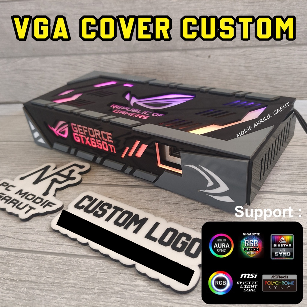 Vga BACKPLATE COVER 3D AORUS GTX 1650 โลโก้ที่กําหนดเอง | Shopee Thailand