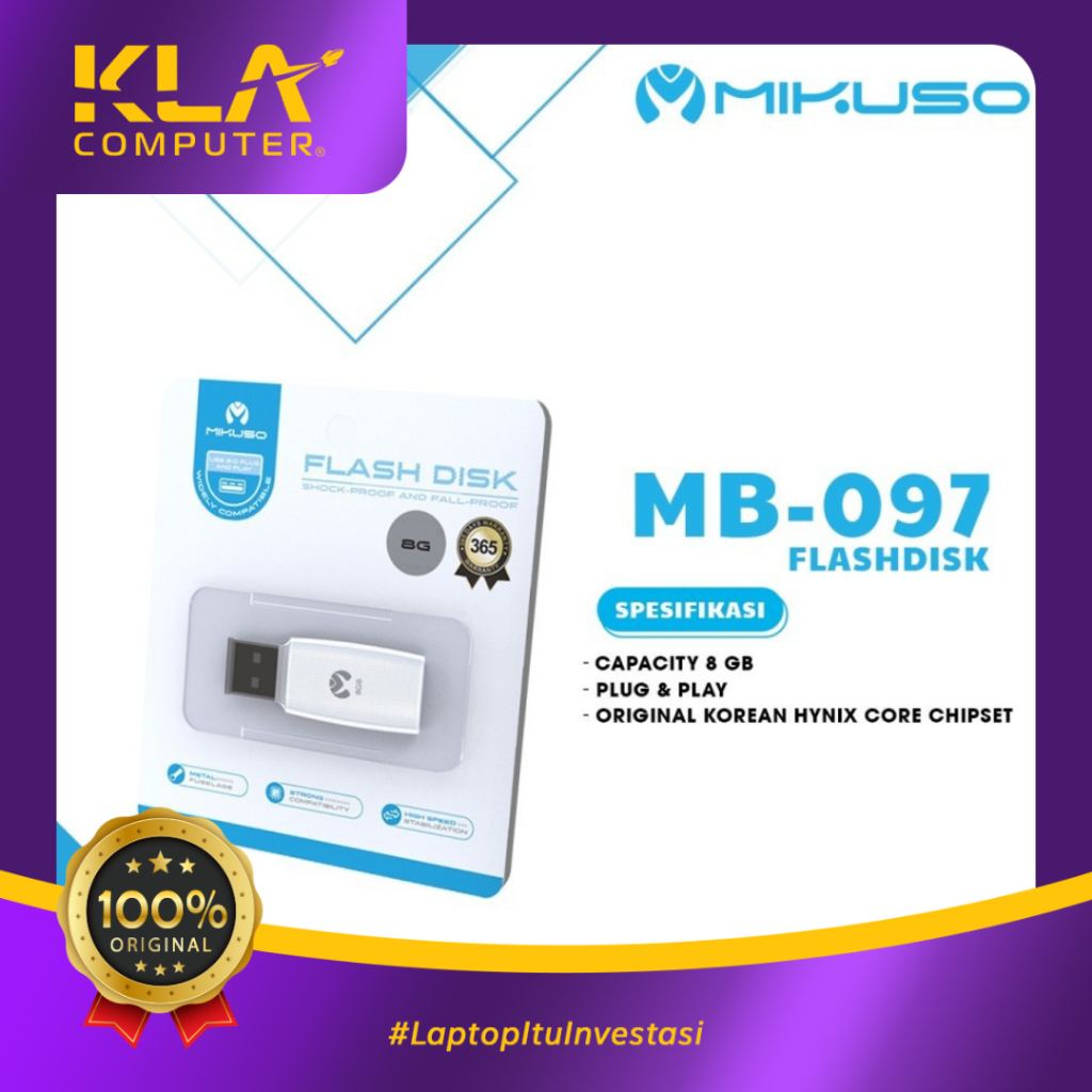 Mikuso MB097 USB Flashdisk ปลั๊กแอนด์เพลย์ 4GB / 8GB | Shopee Thailand