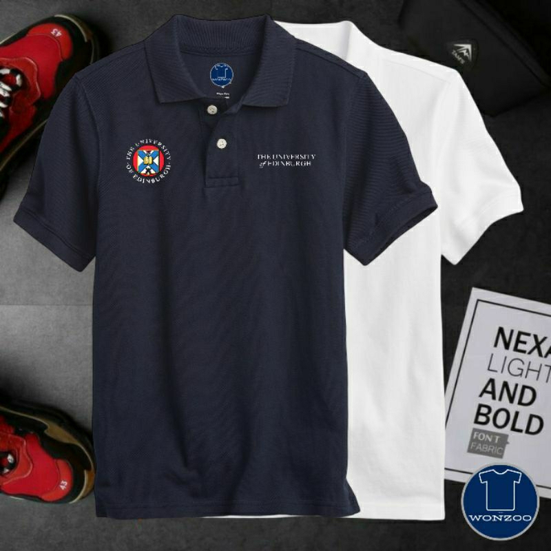 เสื้อยืด The UNIVERSITY OF EDINBURGH POLO - คุณภาพระดับพรีเมียม ...