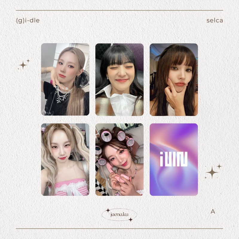[(G)I-DLE] Photocard SELCA 6 MIYEON MINNIE SOYEON YUQI SHUHUA ...