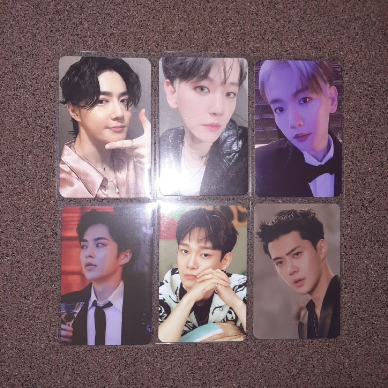 Xiumin Suho Baekhyun Sehun EXO Photocard PC EXIST ครีมโซดา Trading Card ...
