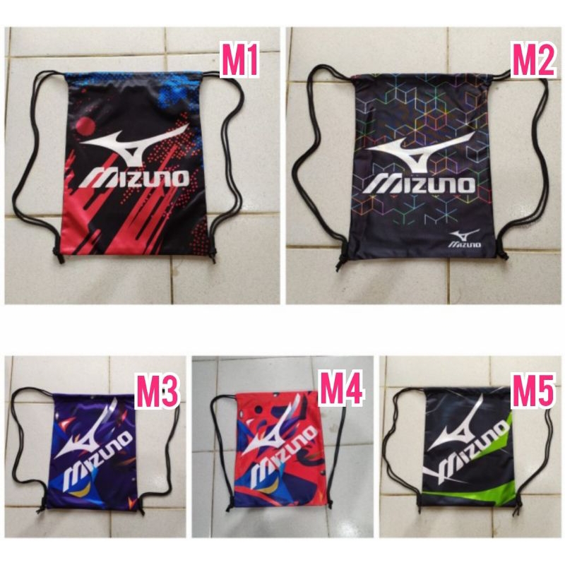 Drawstring Gym Bag Sack Mizuno Draw String Bag Printing Good Volleyball ...
