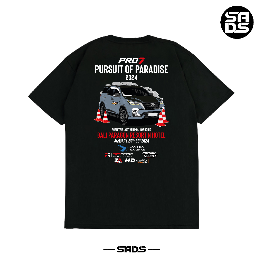 เสื้อยืด Pro7 Pursuit Of Paradise 2024 Bali Day 1 Diesel War คุณภาพพรีเ ...
