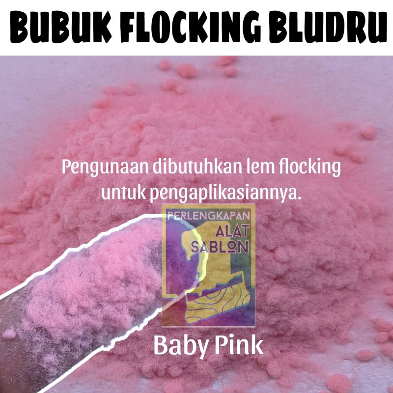 Flocking Powder BABY PINK ผงไนล่อน ดัครอน 100 กรัม | Shopee Thailand
