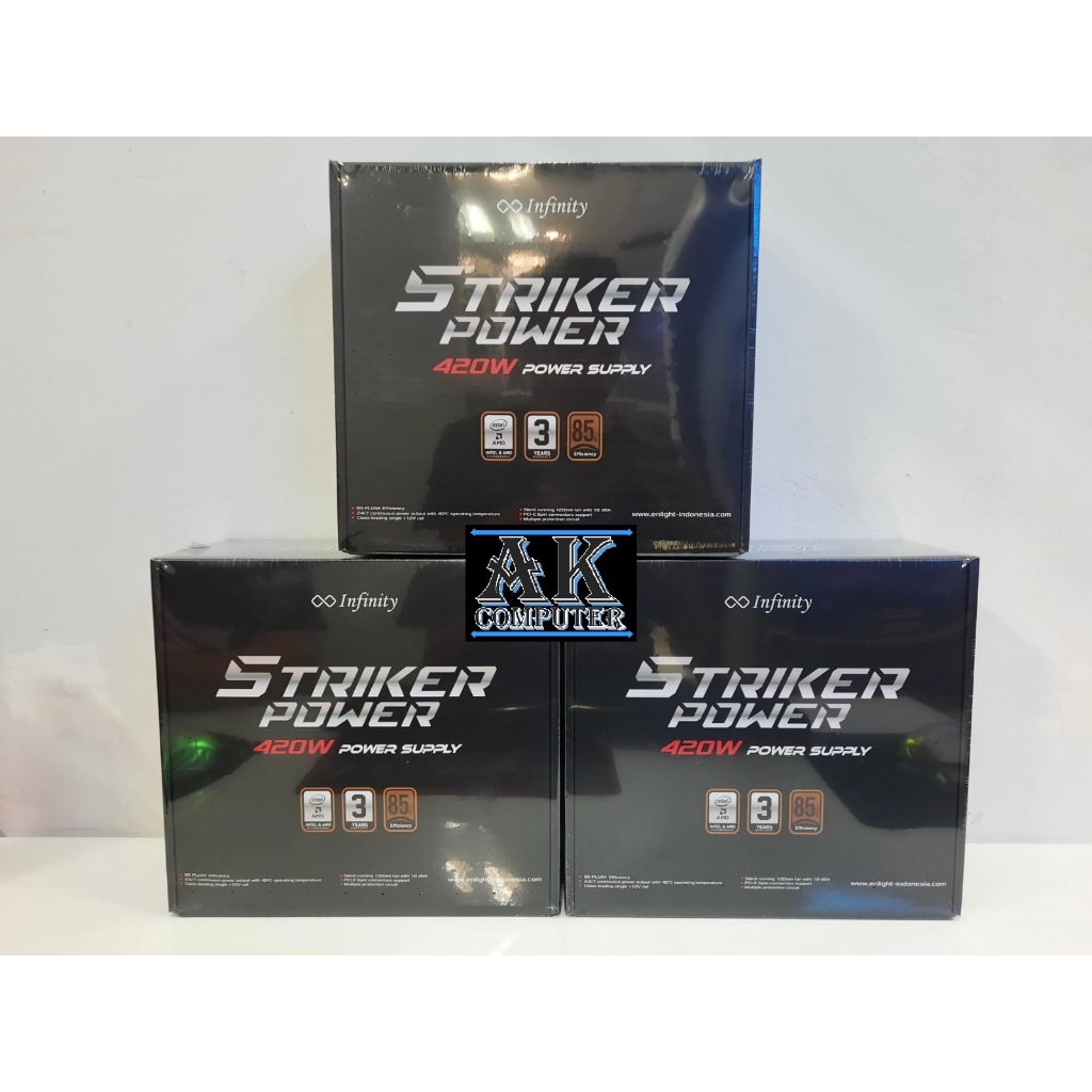 Power SUPPLY PSU INFINITY 420 วัตต์ 85% Effeciency คุณภาพสูง PSU 420w ...