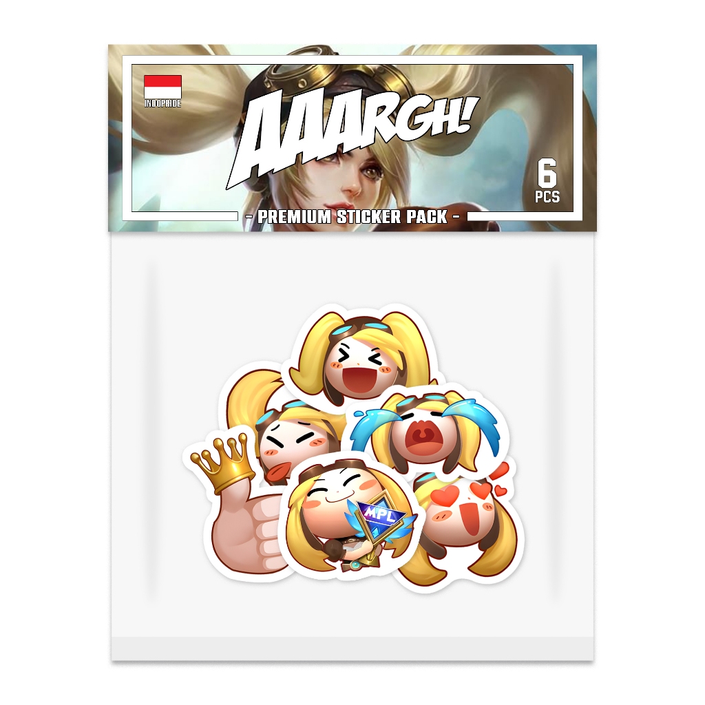 Battle Emote MLBB Sticker Pack vol. 2 (Layla Edition) | Shopee Thailand