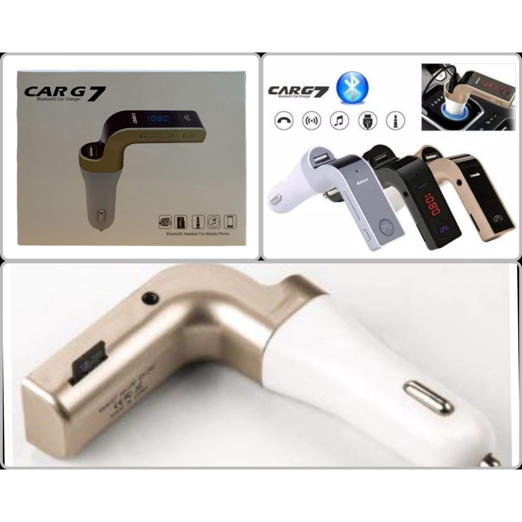 Modulator SAVER BLUETOOTH CAR G7/CAR CHARGER BT CARG7 [CAR C7] สาย NON ...