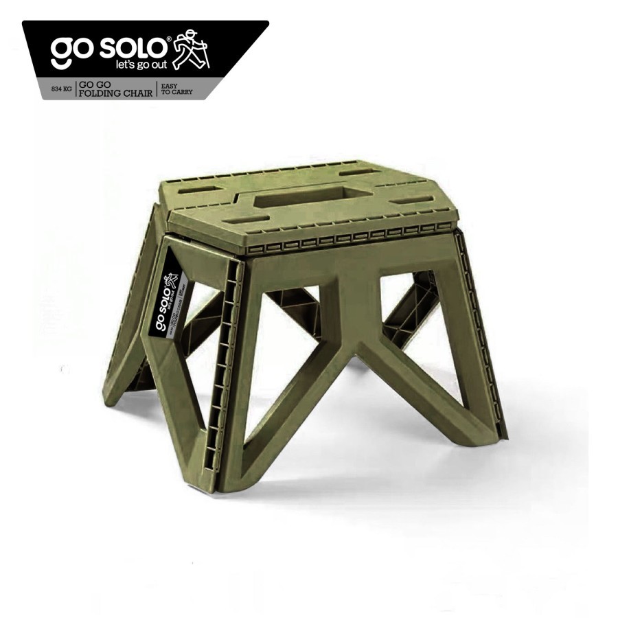 เก้าอี้พับ Go Solo Go Go - สีเขียว | Shopee Thailand