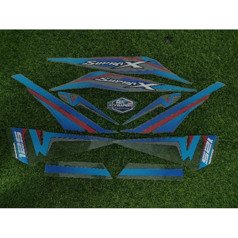 Supra x 125 2008-2011 สติ๊กเกอร์ Striping Transparent Custom Design ...
