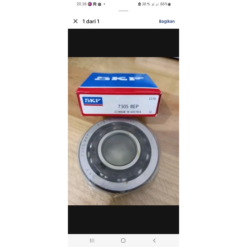 แบริ่ง 7305 BEP SKF Original | Shopee Thailand