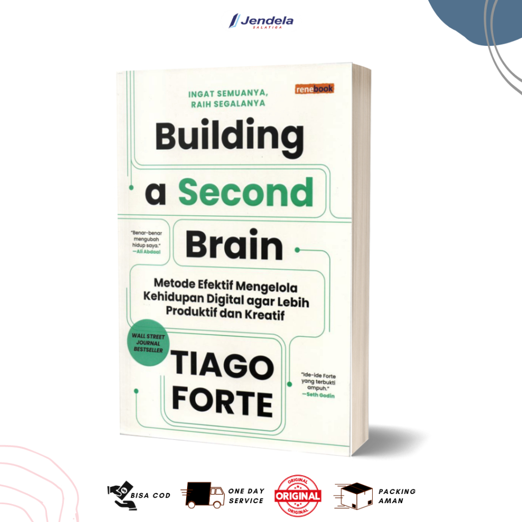 Building a Second Brain Tiago Forte Book - Renebook | Shopee Thailand