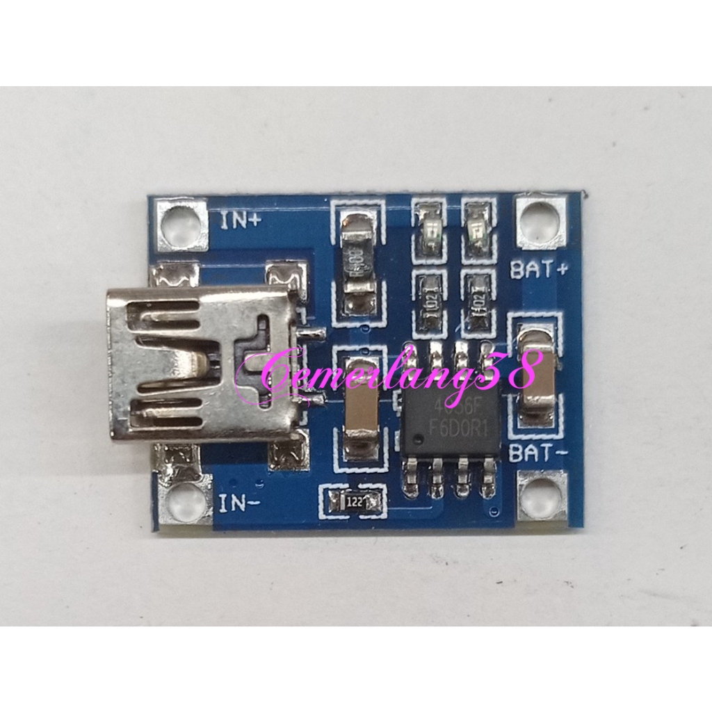 Tp4056 Micro USB Lithium 1A 5V Cas บอร์ดชาร์จแบตเตอรี่โมดูลชาร์จ ...
