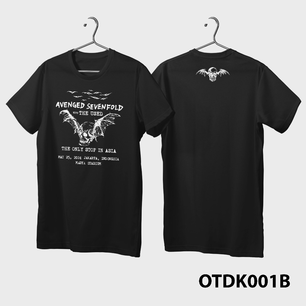 เสื้อยืด พิมพ์ลายคอนเสิร์ต Baju Kaos Avenged Sevenfold A7X The Only ... เสื้อยืด พิมพ์ลายคอนเสิร์ต Baju Kaos Avenged Sevenfold A7X The Only ...