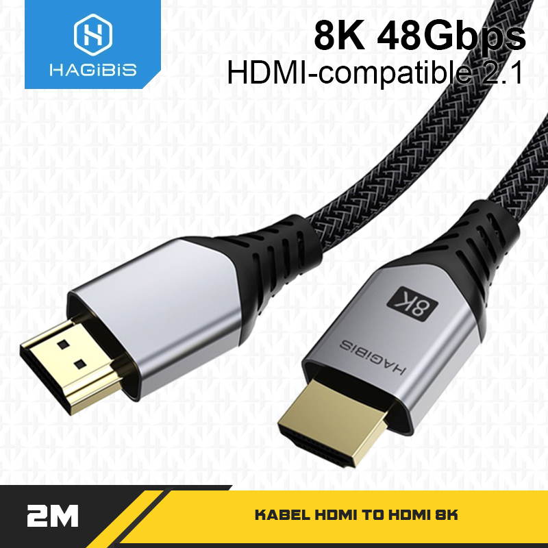 Hagibis HM03 สายเคเบิล HDMI เป็น HDMI UHD ความละเอียดสูง 48Gbps HD HDR ...