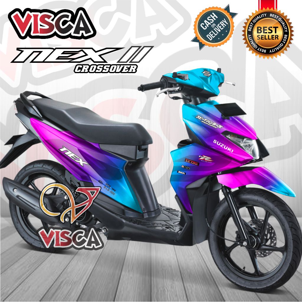 Suzuki Nex 2 Full Body Decal Suzuki Nex Crossover Full Body Striping ...