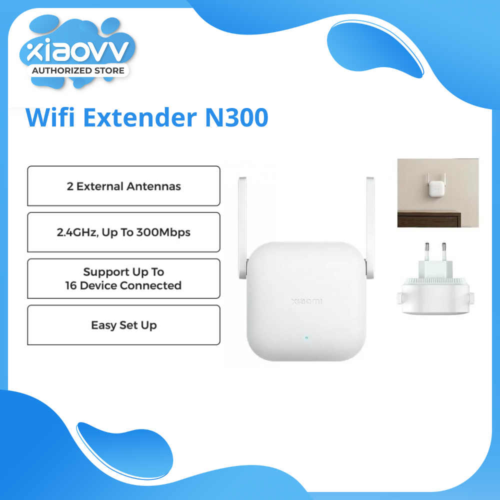 Xiaomi Wifi Range Extender N300 ตัวขยายสัญญาณ Wifi | Shopee Thailand