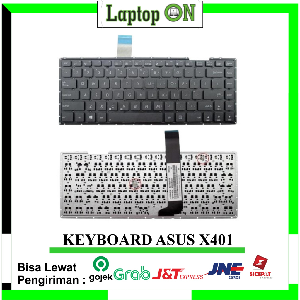 Asus X401, x401A, X401U ซีรีส์แล็ปท็อป คีย์บอร์ด | Shopee Thailand