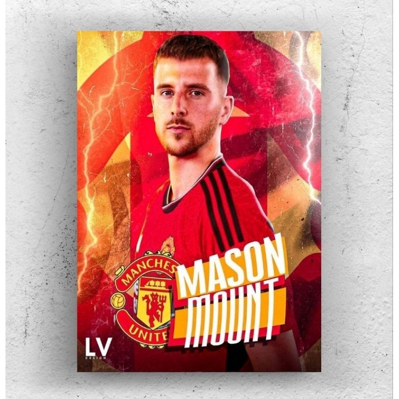 โปสเตอร ์ ติดผนัง Mason mount ขนาด A3 + | Shopee Thailand
