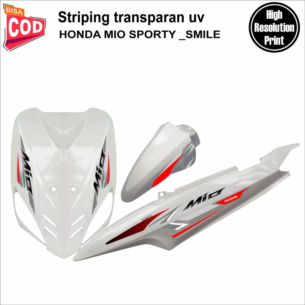 แถบสะท้อนแสง 2 YAMAHA MIO SPORTY / MIO SMILE STICKER VARIATION COOL ...