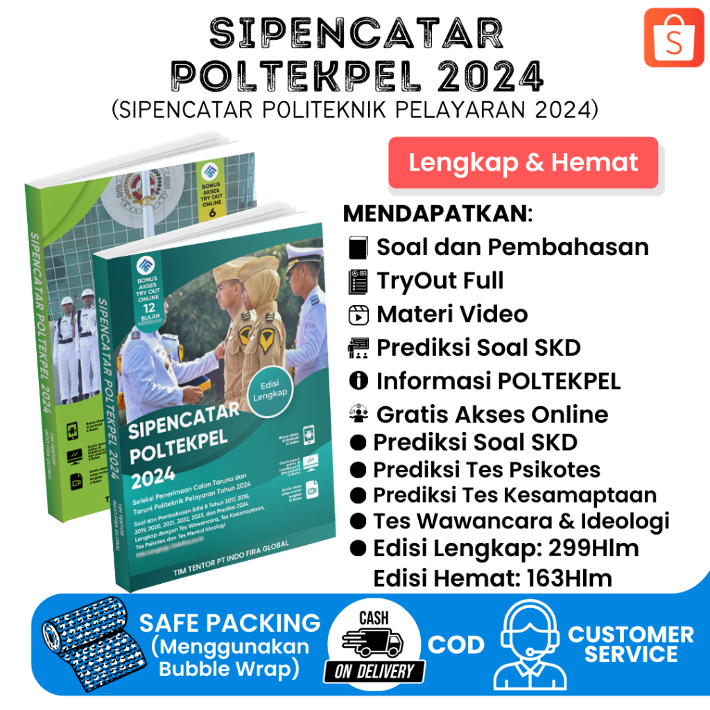 หนังสือใหม่ล่าสุด Sipencatar POLTEKPEL 2024 (ฉบับสมบูรณ์ & รุ่นประหยัด ...