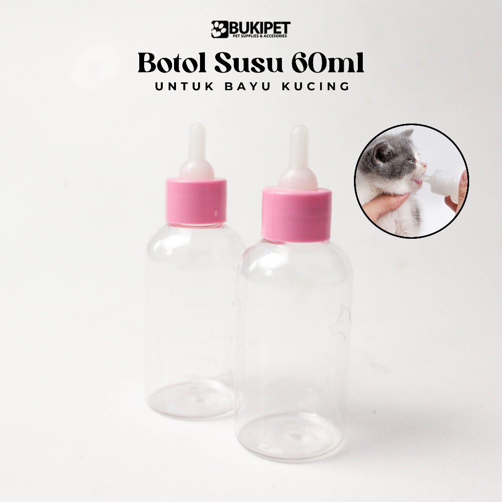 Baby Cat Milk Bottle Pacifier - ขวดนม Buki 60ml | Shopee Thailand